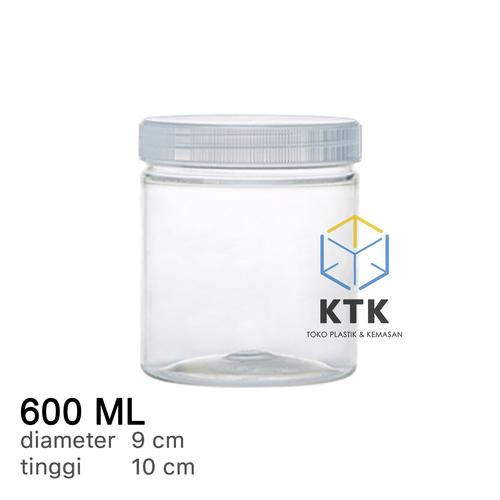 Jual Toples Tabung Plastik 600 ml PET Transparan Jar Cylinder Kue Kering - Kab. Sidoarjo - Toko ...