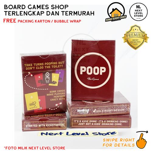 Promo POOP : The Game Card Board Games Family Drinking Party Fun - Kota ...