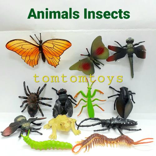Jual ANIMALS INSECTS Bugs Hewan Binatang Serangga Miniatur Figure ...