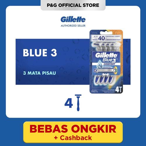 Promo Gillette Blue 3 Pisau Cukur Pencukur Isi 4 - Jakarta Timur - P&G ...