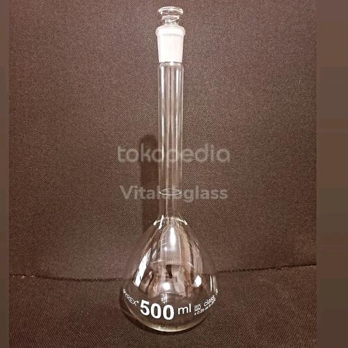 Jual volumetrik flask/labu ukur 500 ml pyrex - Kota Bandung ...