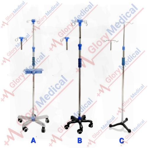 Jual Tiang Infus Standard Rumah Sakit Stainless Steel Type Premium A/B ...