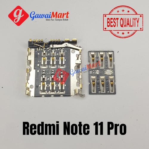 Jual Konektor sim Card Redmi Note 11 Pro Connector SimCard Original ...