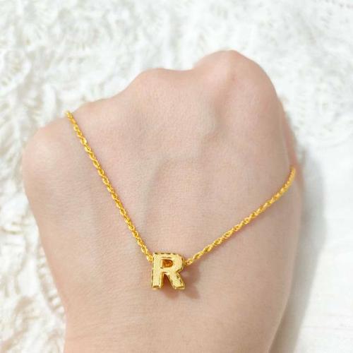 Promo Set kalung huruf R emas asli kadar 700 - Jakarta Barat ...