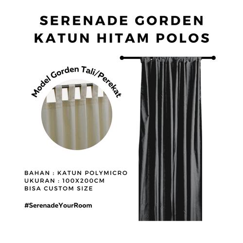 Jual SERENADE Aesthetic Curtains Gorden Kamar Aesthetic Katun Polos ...