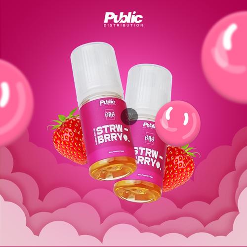 Jual ENO Strawberry Bubblegum Salt Nic 30ML by Public - Liquid Elo Eno ...