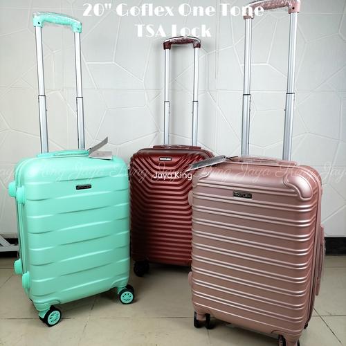 Jual Koper Fiber 20 Inch Goflex Polo Sonic One Tone Colour TSA Lock ...