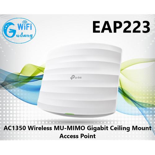 Jual TP-LINK EAP223 AC1350 Wireless MU-MIMO Gigabit Ceiling Mount AP ...
