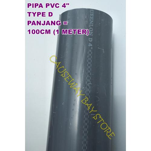Jual PIPA PVC 4 INCH TYPE D PANJANG 1 METER - Kab. Sidoarjo ...