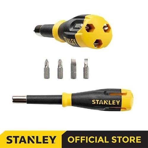 Jual Stanley Fiberglass Multi Screwdriver 4in1/ Obeng Set Multi ...