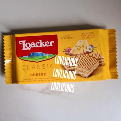 Jual LOACKER CLASSIC CHEESE CREAM WAFERS WAFER BISCUIT BISKUIT KEJU ...