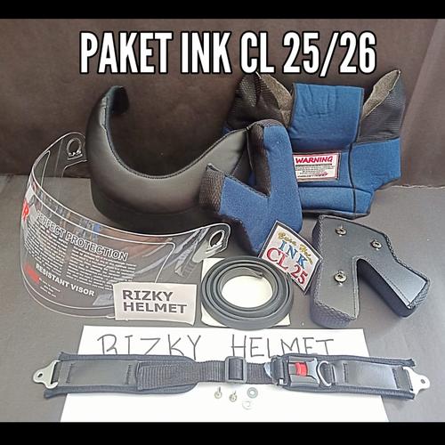Jual Busa Helm INK cl25/Ink cl26 + Kaca Helm ink + Tali Helm + Lis ...