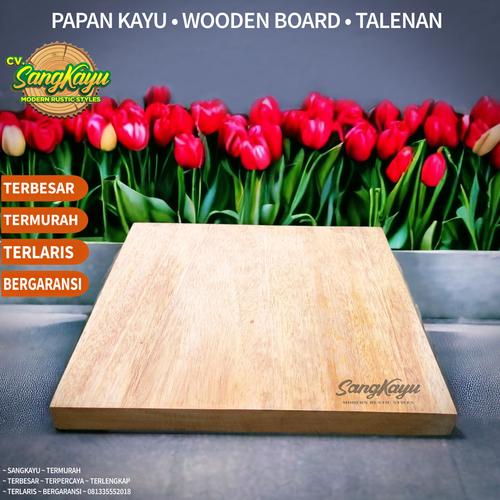 Jual Papan kayu papan 50x28cm dll kayu wooden board talenan daun meja ...