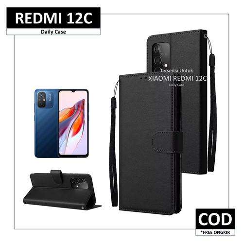 Jual Flip Case XIAOMI REDMI 12C Casing Hardcase Terbaru Kesing HP Kulit ...