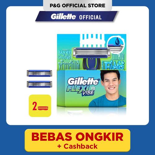 Jual Gillette Flexi Vibe - 2 Pisau Cukur Refill Isi Ulang - Jakarta ...