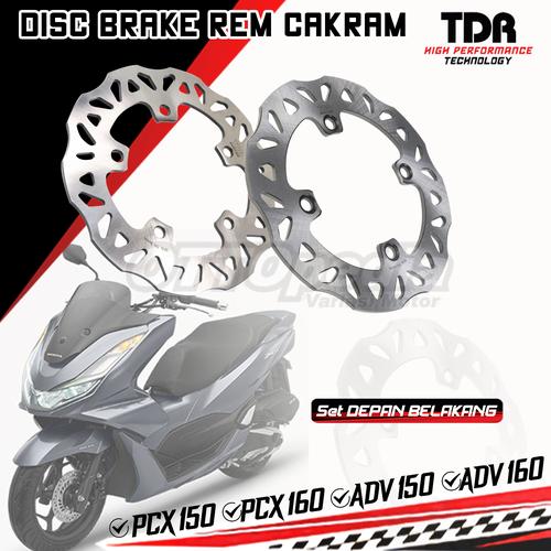Jual Disc Piringan Rem Cakram TDR Honda PCX150 / PCX160 Depan Belakang ...