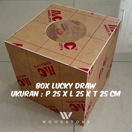 Jual Kotak Undian Akrilik Box Lucky Draw Jumbo Acrylic Acrilic - Bening ...