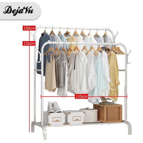 Promo Dejavu Rak Gantungan Baju Multifungsi Stand Hanger Topi Tas ...
