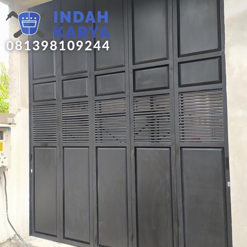 Jual Pintu garasi sliding atau lipat hunderson | pintu ruko | pagar ...