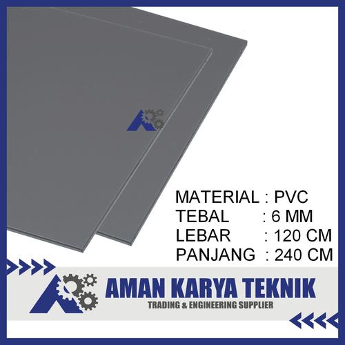 Jual Polyvinyl Chloride / PVC Lembaran ( PVC Sheet ) 6 mm x 120 cm x ...