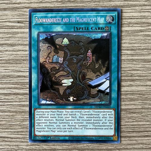 Jual YuGiOh Floowandereeze and the Magnificent Map MP22 Prismatic - US ...