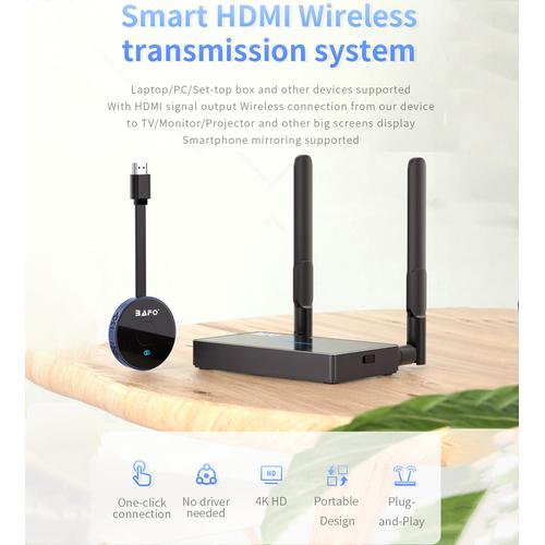Jual BAFO BF-380 HDMI Wireless Extender 4K Transmitter Receiver - Jakarta Pusat - Universal disc ...