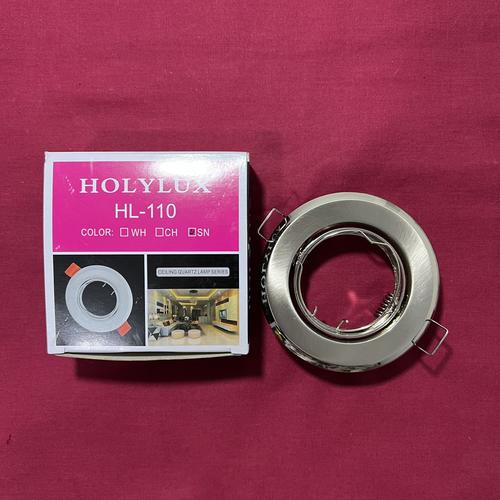 Jual HL110 Rumah Lampu Downlight/SpotLight MR16 Silver Holylux - Kota ...