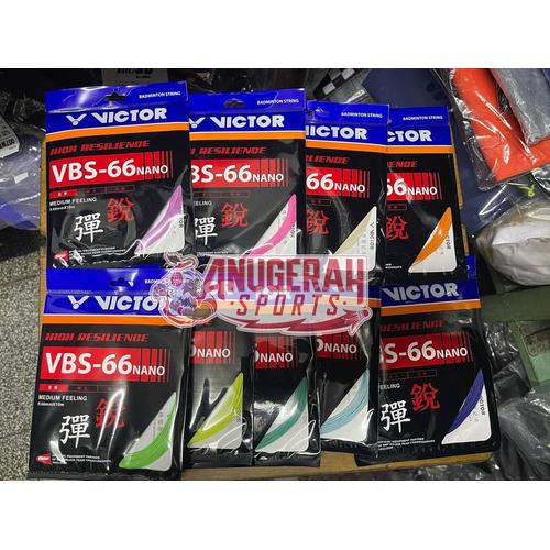 Jual Senar Badminton VICTOR VBS 66 NANO / VBS-66 ORIGINAL - PINK - Kota ...