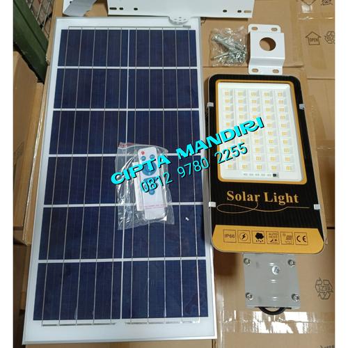 Jual LAMPU JALAN LED SURYA 800W KUNING PJU SOLAR LED 800WATT WARM WHITE ...
