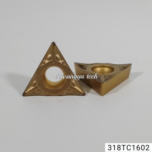 Jual TCMT16T3 insert carbide TCMT16 mata pisau bubut TCMT 16 T3 - Kota ...