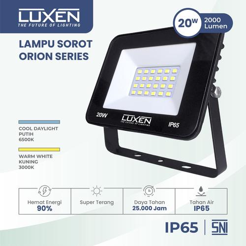 Jual Lampu Sorot Flood Light LUXEN ( 10 / 20 / 30 / 50 / 100 ) Watt - 10 watt Putih - Kota ...