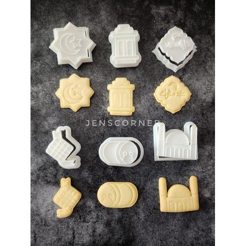 Jual Cetakan Kukis Lebaran / Cookies Cutter Eid - Full Set - Jakarta ...