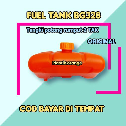 Jual fuel tank tangki bensin potong rumput BG 328 2 TAK - orange putih ...