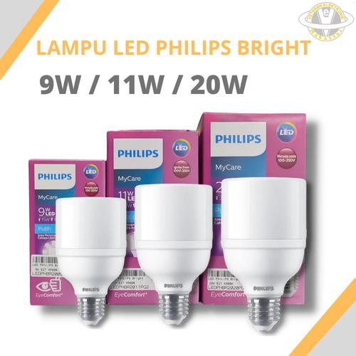 Jual Lampu Led Philips Bright 9W / 11W / 20W E27 Cahaya Putih - 20 WATT - Kota Makassar ...