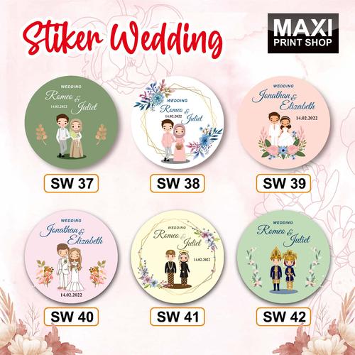 Jual Stiker Label Wedding/Pernikahan Custom 3 - 5x5 cm - Kota Tangerang ...