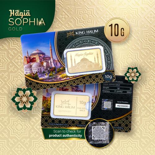 Jual LOGAM MULIA EMAS KING HALIM 10 GR - HAGIA SOPHIA - Kota Surabaya ...