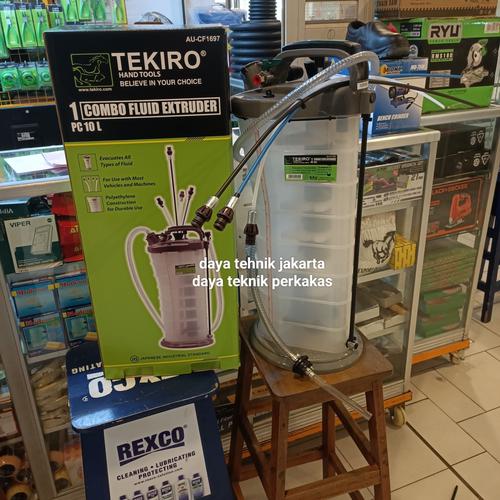 Jual TEKIRO pompa sedot oli kombinasi 10 liter combo fluid extruder 10l ...