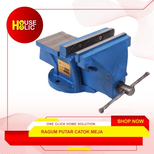 Jual Ragum 3" 4" Inch / Catok Paron Putar Meja Besi / Swipel Vice Table ...