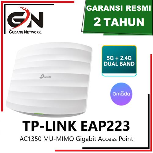 Jual TP-LINK EAP223 AC1350 Wireless MU-MIMO Gigabit Ceiling Mount AP ...