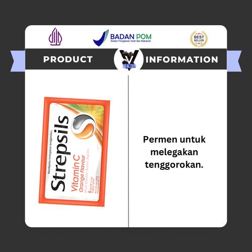 Jual strepsils vitamin c permen tenggorokan - Jakarta Barat - healthy-V ...