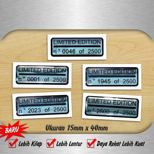 Jual Sticker Helm Limited Edition Timbul - 1945 - Kab. Bekasi - Aksara ...