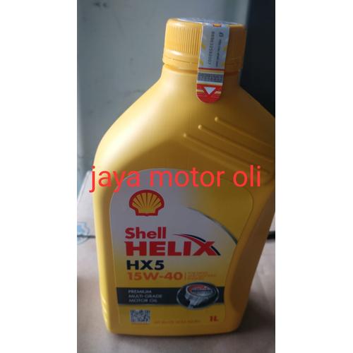 Jual OLI SHELL HELIX HX5 SAE 15W-40W 1000ML 1 LITER - Kab. Tangerang ...