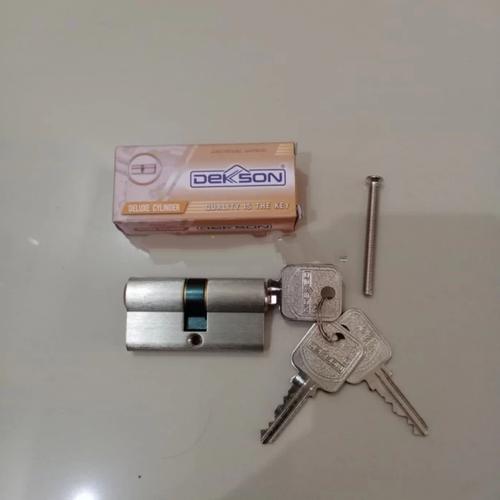 Jual silinder/ cylinder kunci dekson CYL DC DL 60mm SN / 6cm pintu kayu - Jakarta Barat - Varian ...