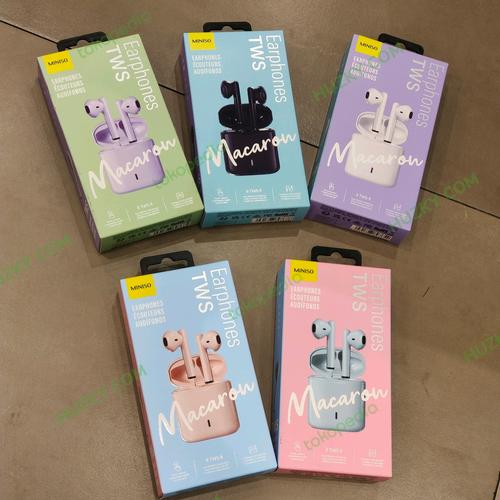 Jual MINISO Earphone Bluetooth TWS S88 Macaron Series - White - Jakarta ...