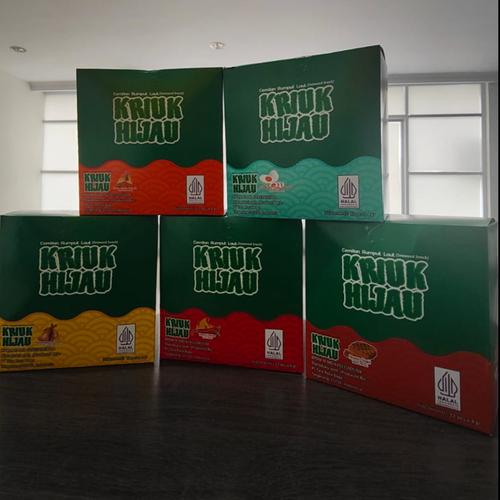 Jual KRIUK HIJAU SNACK RUMPUT LAUT ALL VARIAN (5 VARIAN ISI 60 PCS ...