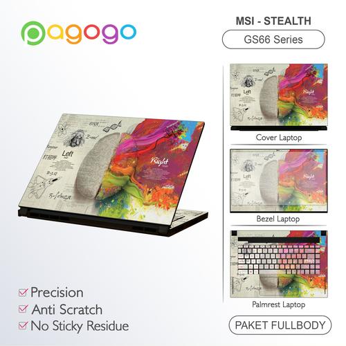Promo Garskin Sticker Laptop Msi GS66 Stealth 10U 10UE 10UG 10UH Full ...