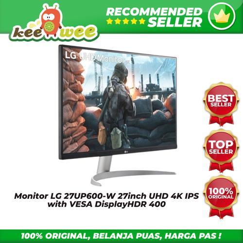 Jual Monitor LG 27UP600-W 27inch UHD 4K IPS with VESA DisplayHDR 400 ...