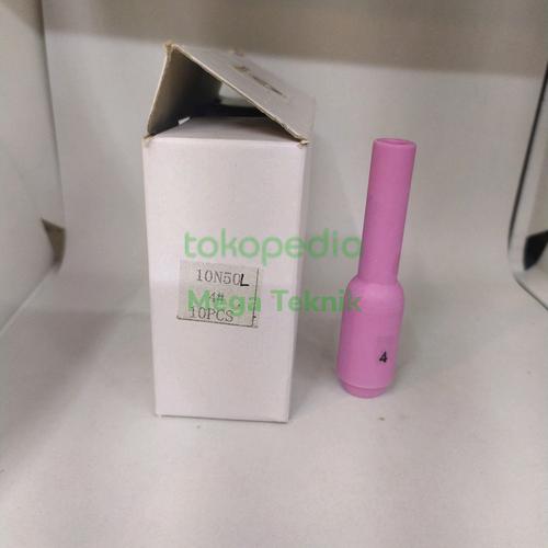 Jual Keramik Argon No.4 10N50L Ceramic Tig Argon Torch Long Alumina Nozzel - NO.4 - Jakarta ...