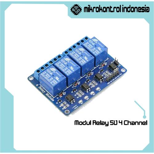 Jual Modul Relay 5V 4 Channel - Kab. Tasikmalaya - mikrokontrol ...