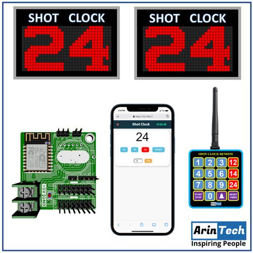 Jual Kontroller Shot Clock Basket Wireless Wifi P10 - Paket B - Kab ...